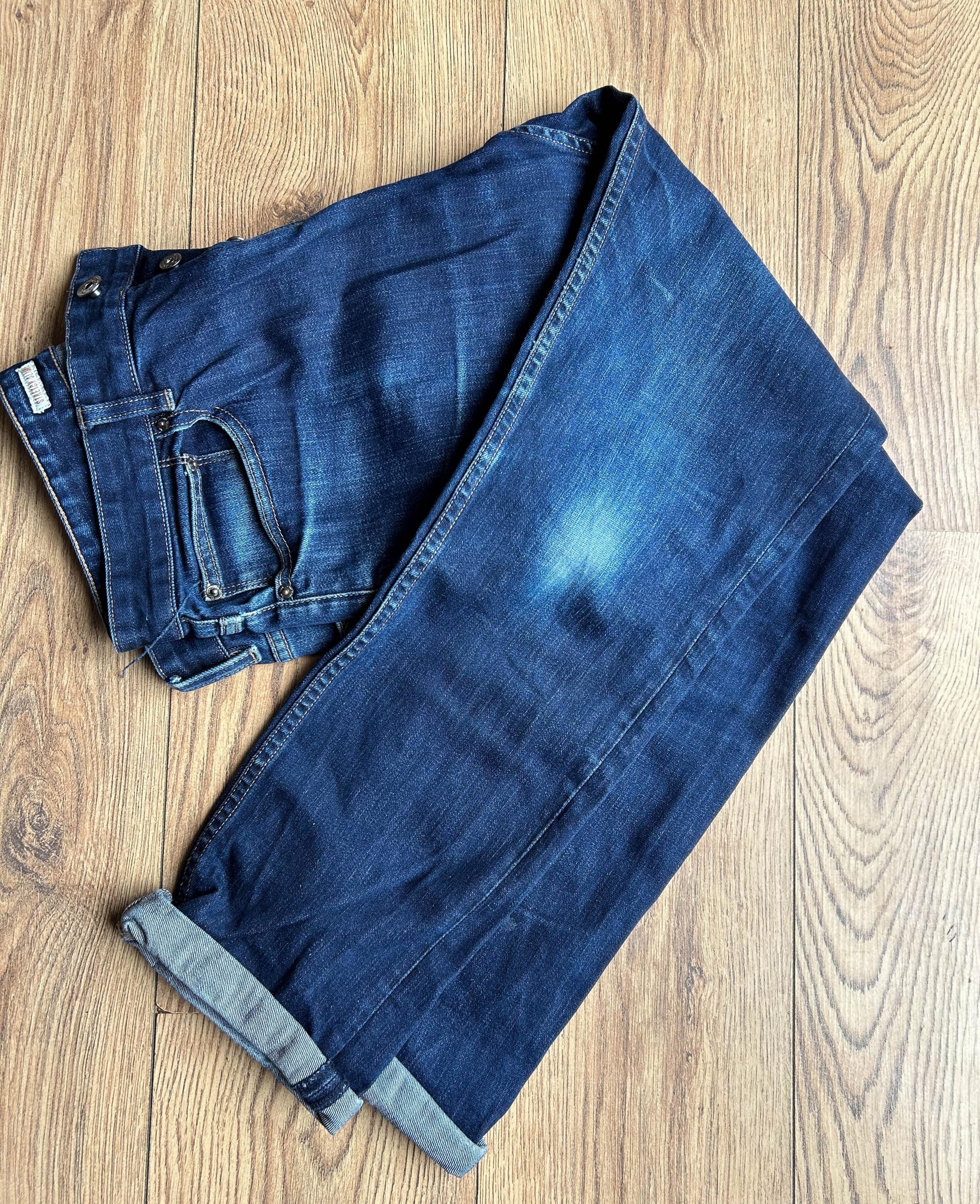 Dark Denim Jeans 'stretch Slim' From Topan - Size 34L - Mod / Indie ...