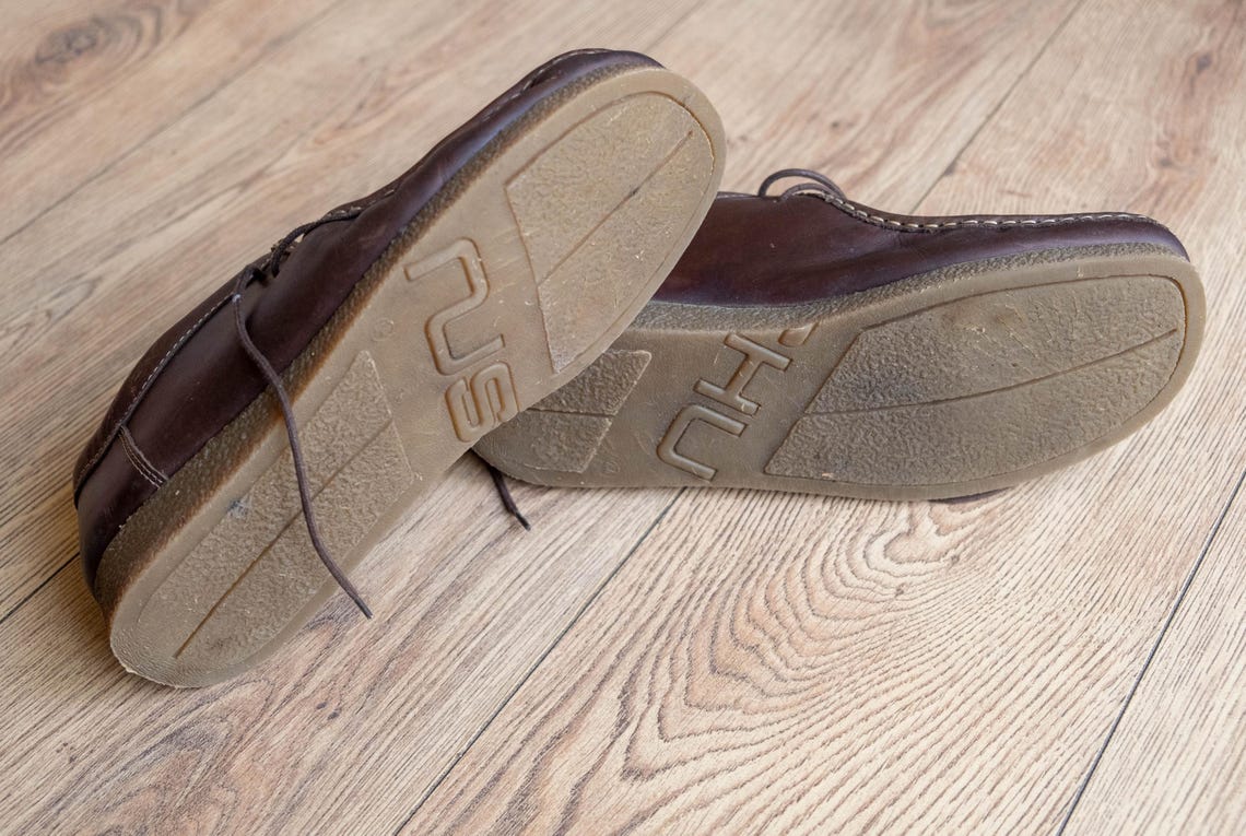 Nushu Brown / Shoes / Leather / Wallabie Style / Mod / Northern / Soul ...