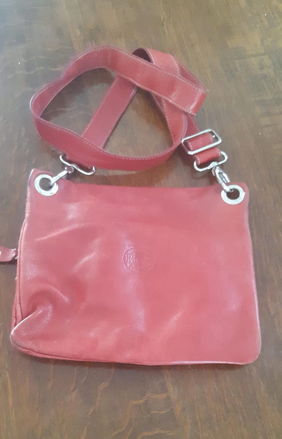 Vintage Red Roots Villager Tribe Purse / Red Roots Le… - Gem