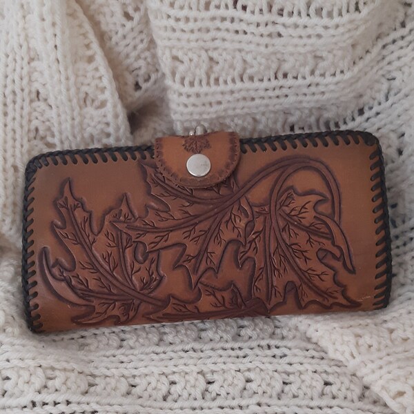 Hand Tooled Wallet - Etsy