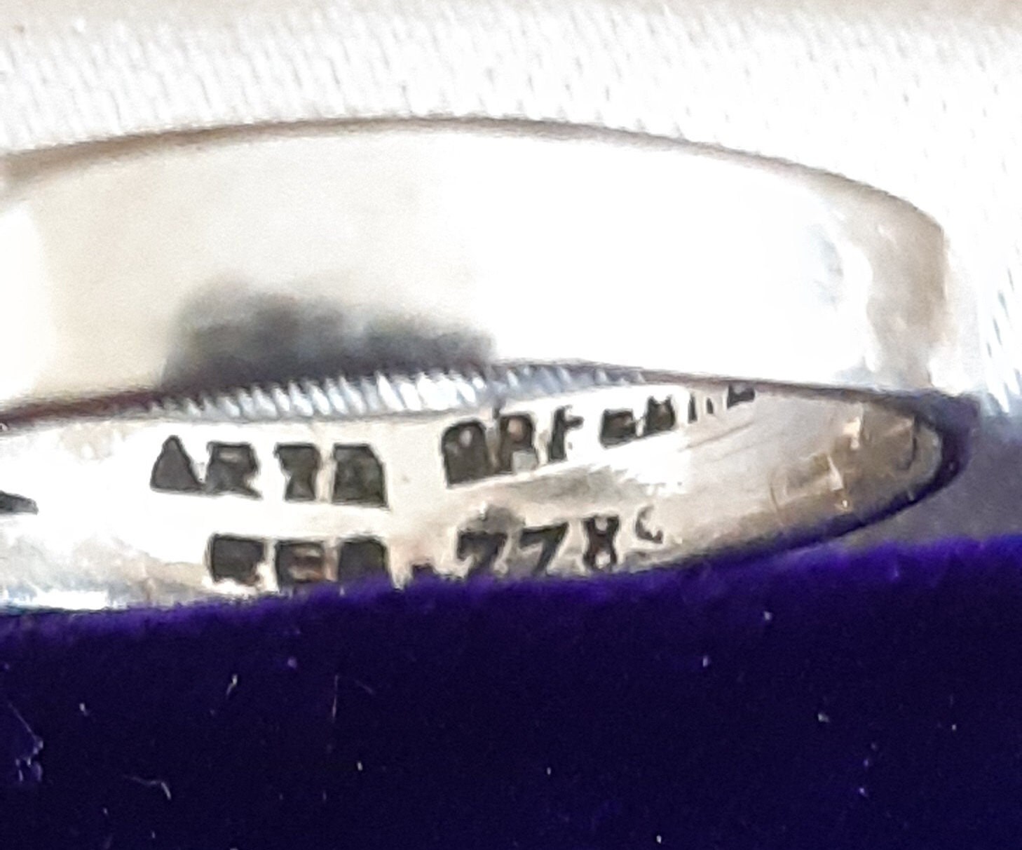 Rare 1950's Arte Orfebre Peruvian Ring / Inca Sterling Silver Ball Ring ...