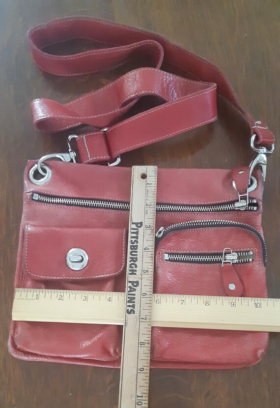 Vintage Red Roots Villager Tribe Purse / Red Roots Le… - Gem