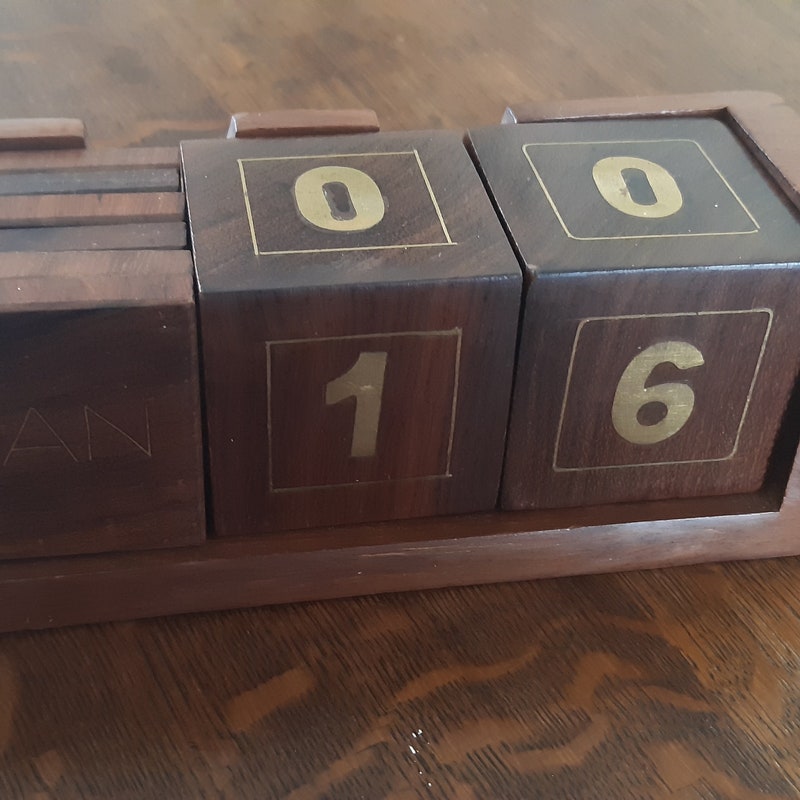 Block Calendar - Etsy