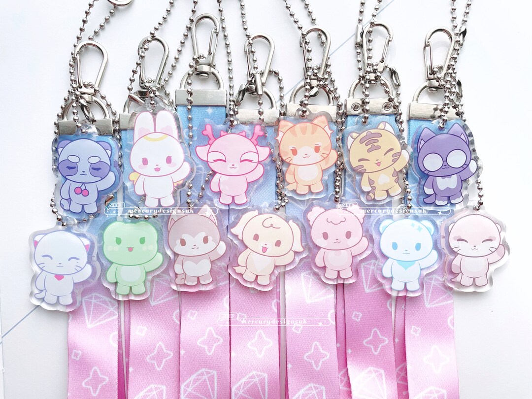 Seventeen SVT Lanyard Keychain // Acrylic Charm Mascot Phone Strap Bag ...