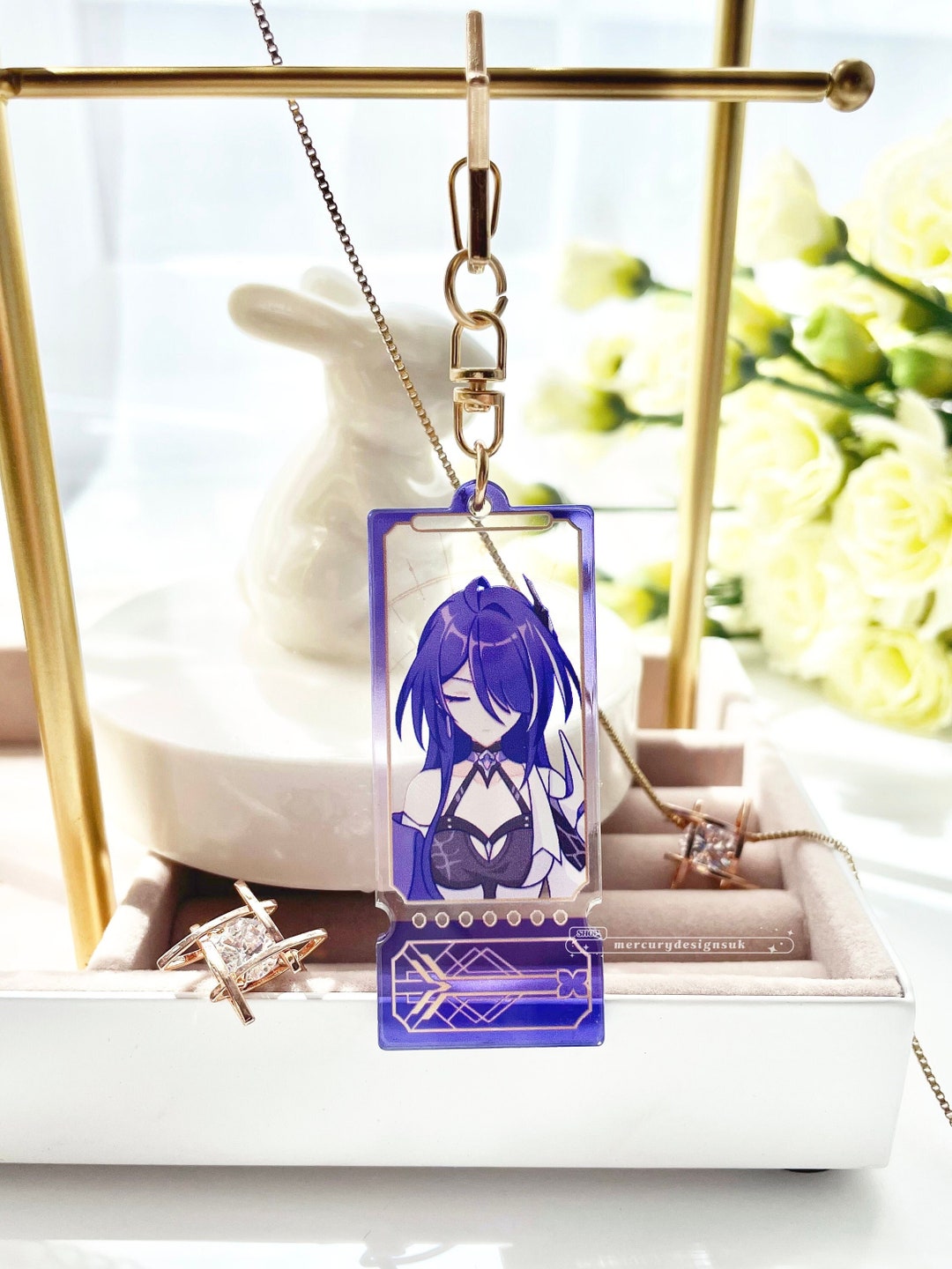 Honkai: Star Rail Keychain - ACHERON - Etsy