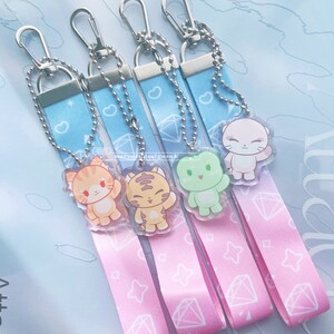 Seventeen SVT Lanyard Keychain // Acrylic Charm Mascot Phone Strap Bag ...
