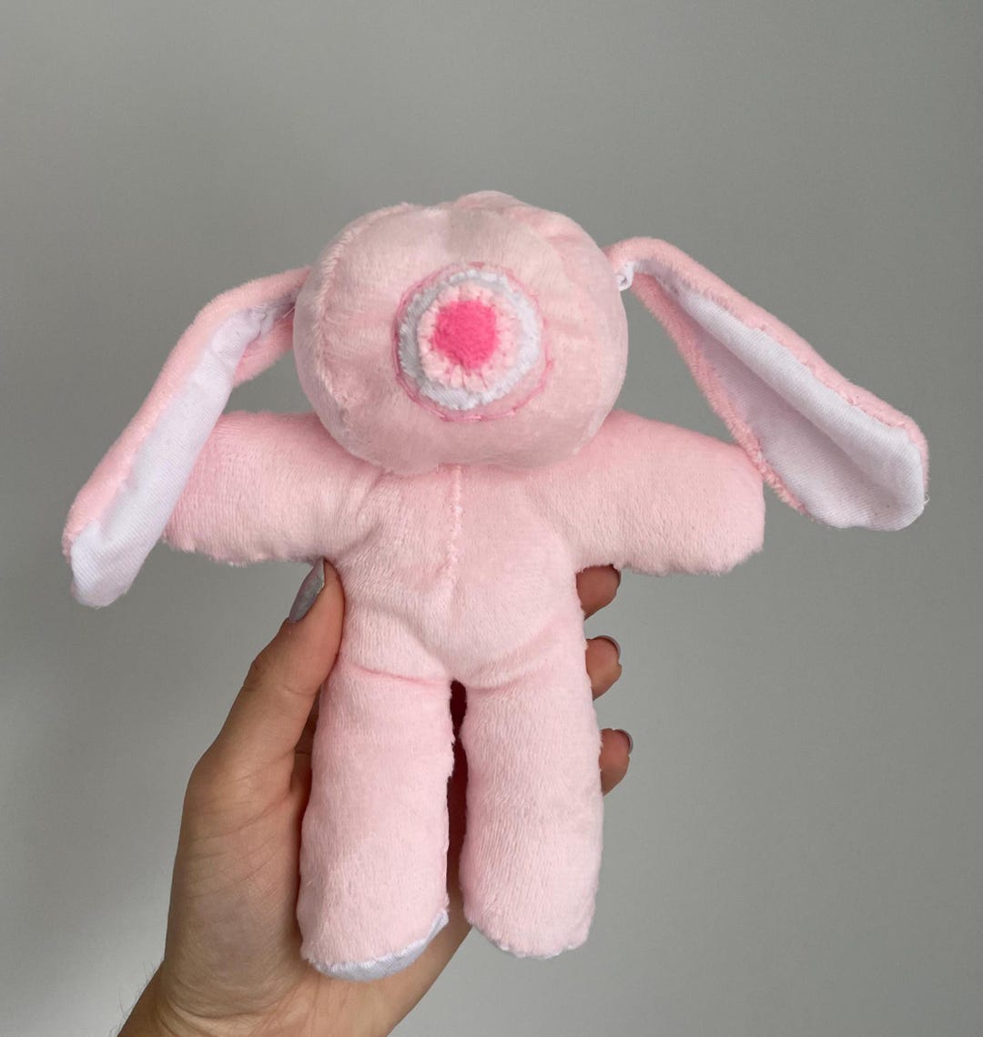 Plush Pink Cyclops Bunny - Etsy