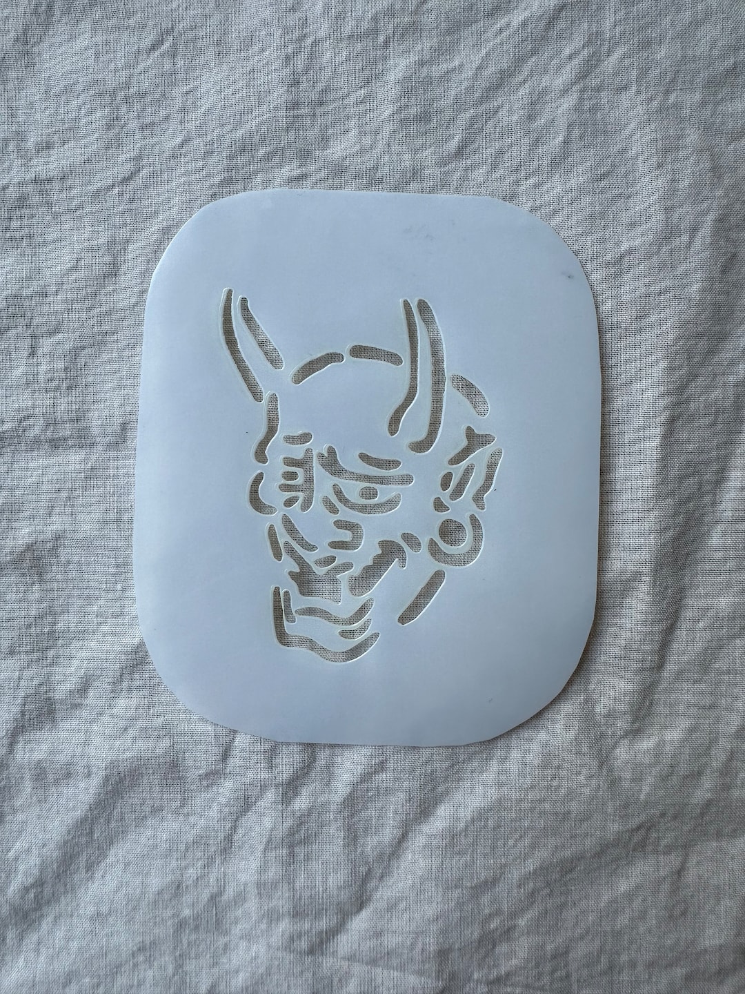 Japanese Demon Stencil for Airbrush Tattoo - Etsy