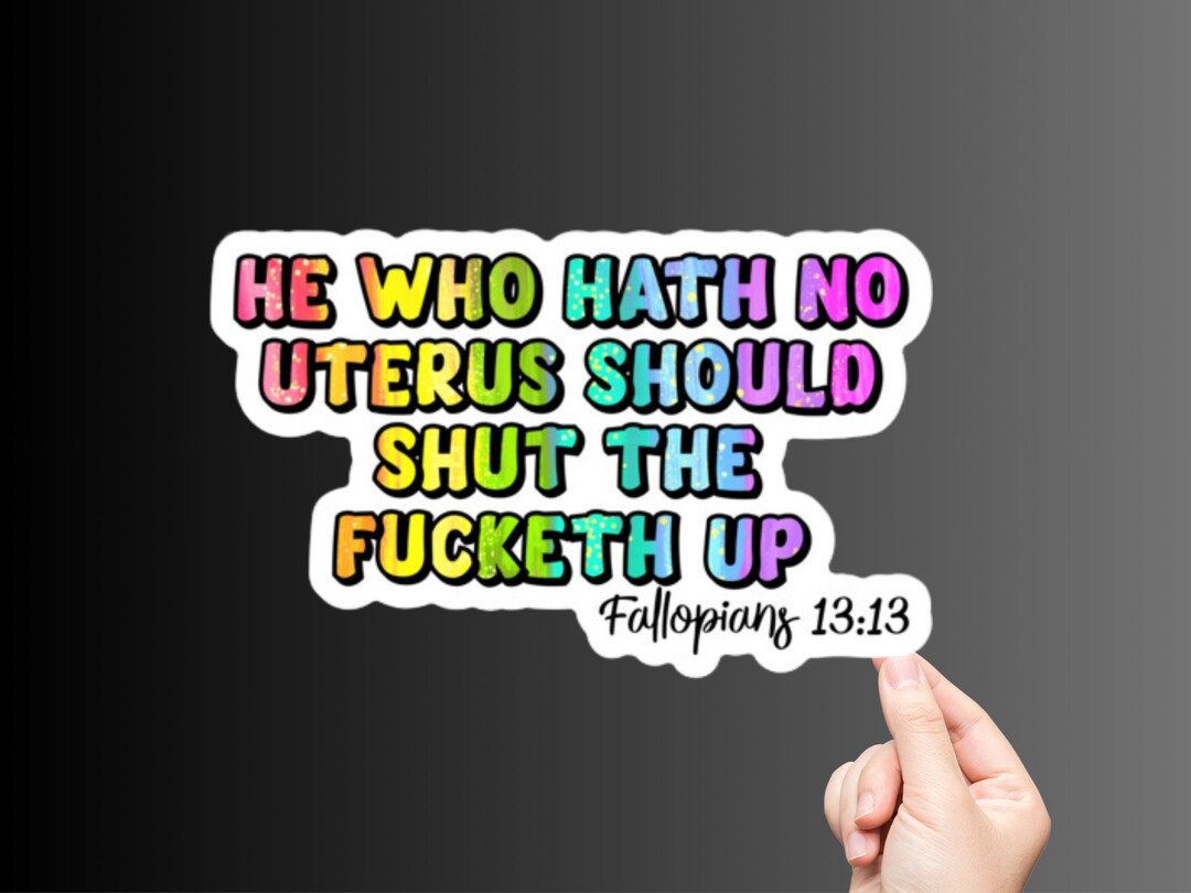 Reproductive Rights Stickers Uterus Stickers Those Who Have No Uterus ...