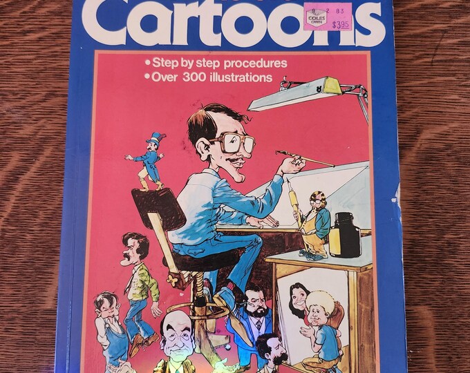 How to Draw Cartoons Softcover Book 1981 - Step by Step Guide With ...