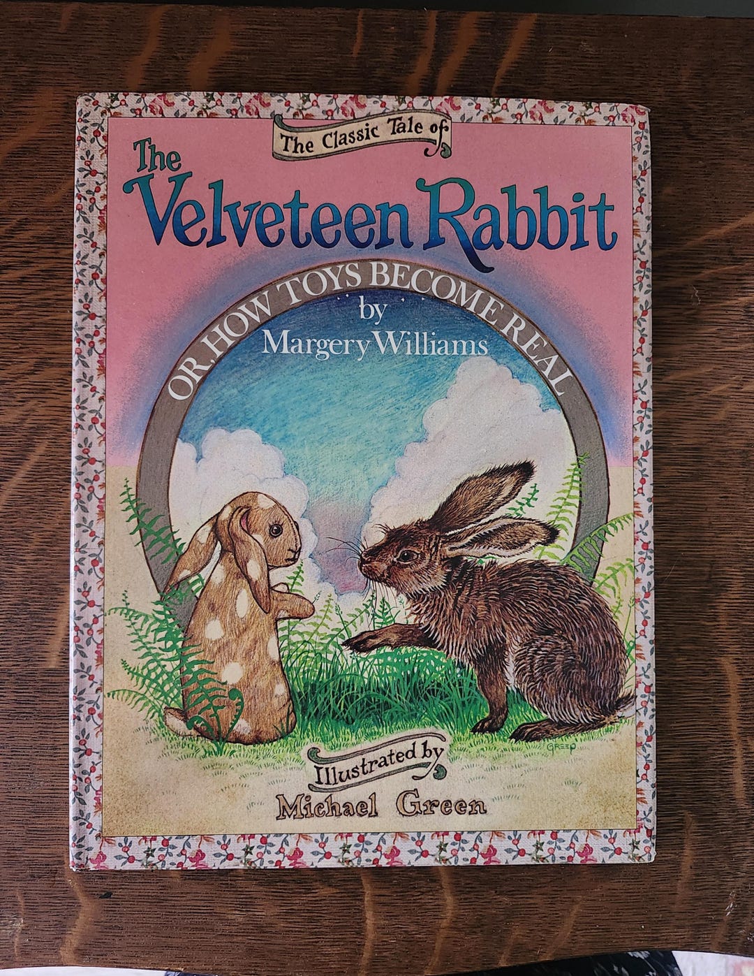 The Velveteen Rabbit 1984 Oversized Hardcover Children's Book - Classic Story With Illustrations ...