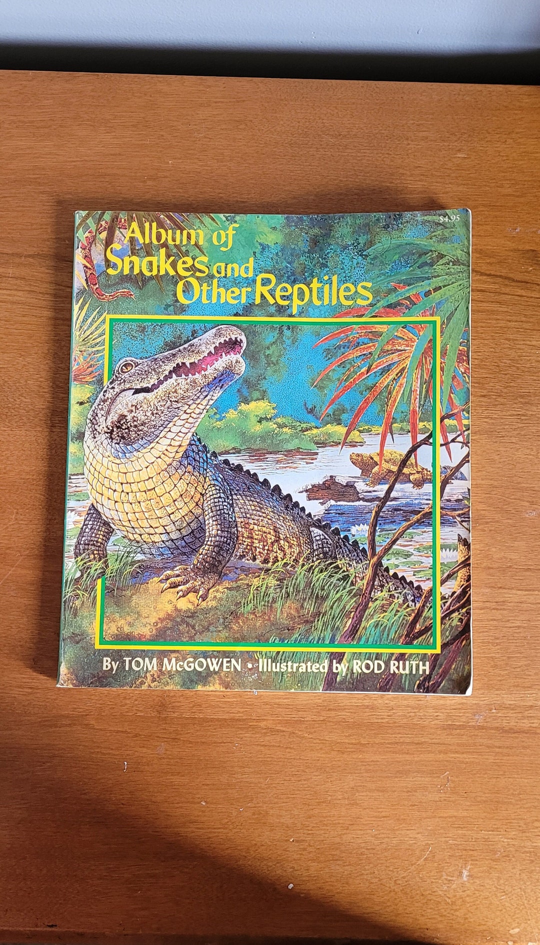 Album of Snakes and Other Reptiles - 1970s Soft Cover - Sketches and ...