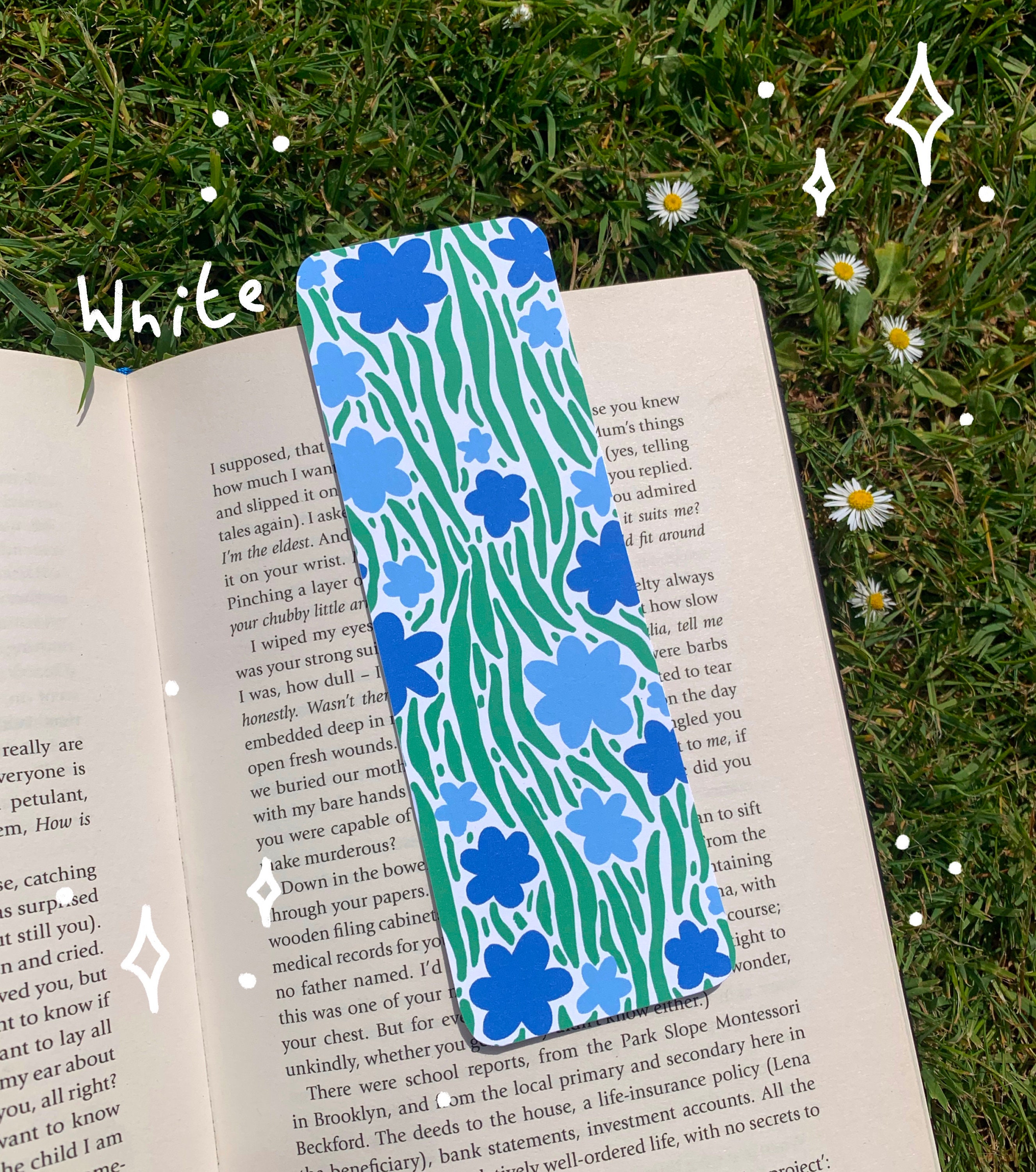 Floral Illustrated Bookmarks / Posca Paint Pen Pop-art Style Flower ...