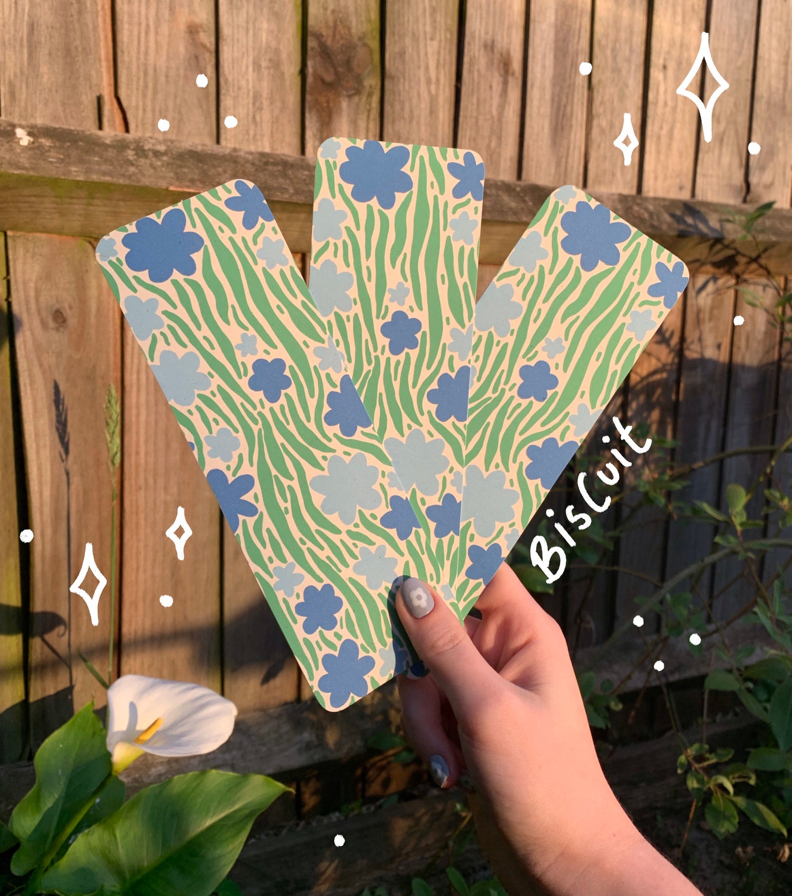 Floral Illustrated Bookmarks / Posca Paint Pen Pop-art Style Flower ...