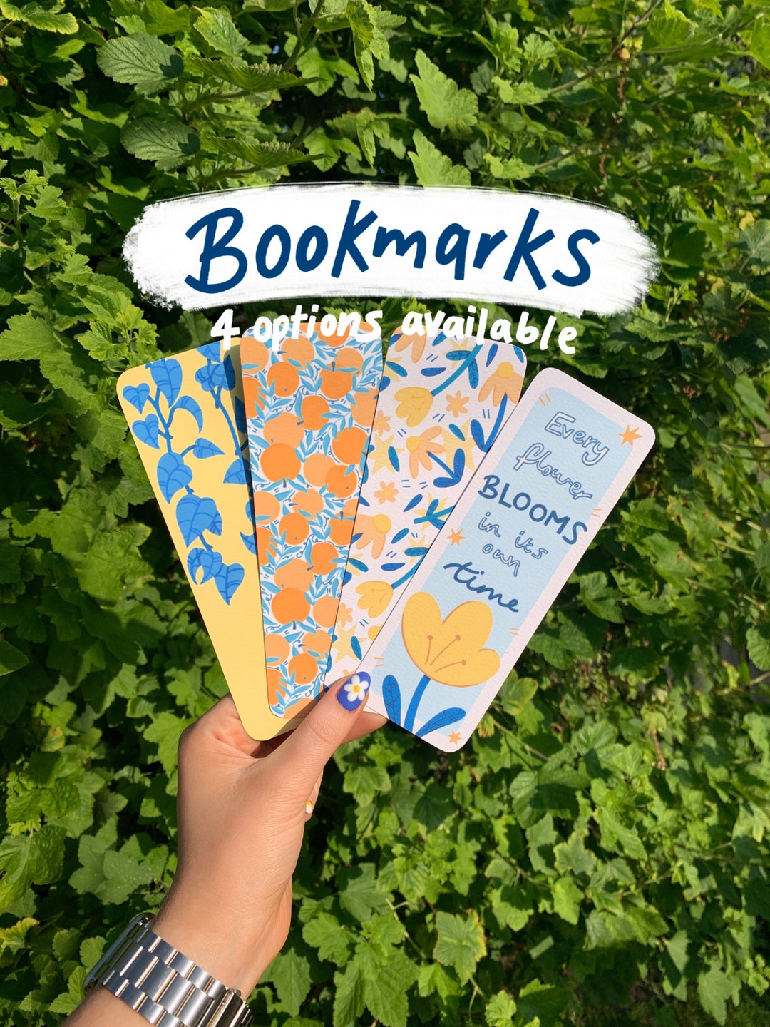 Illustrated Bookmarks / Repeat Pattern, Inspirational Quote, Artistic ...