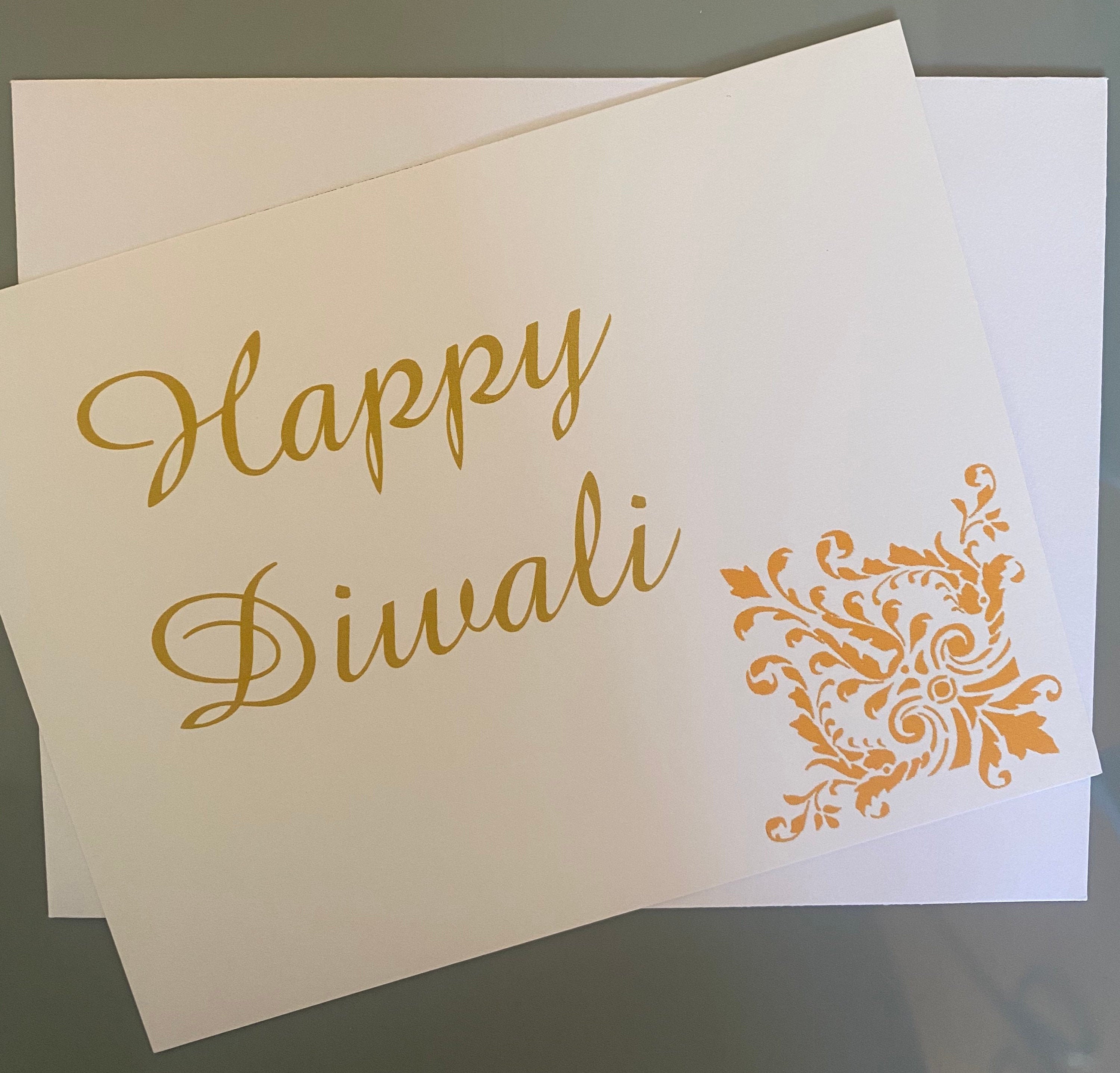 HAPPY DIWALI GREETING Cards - Etsy