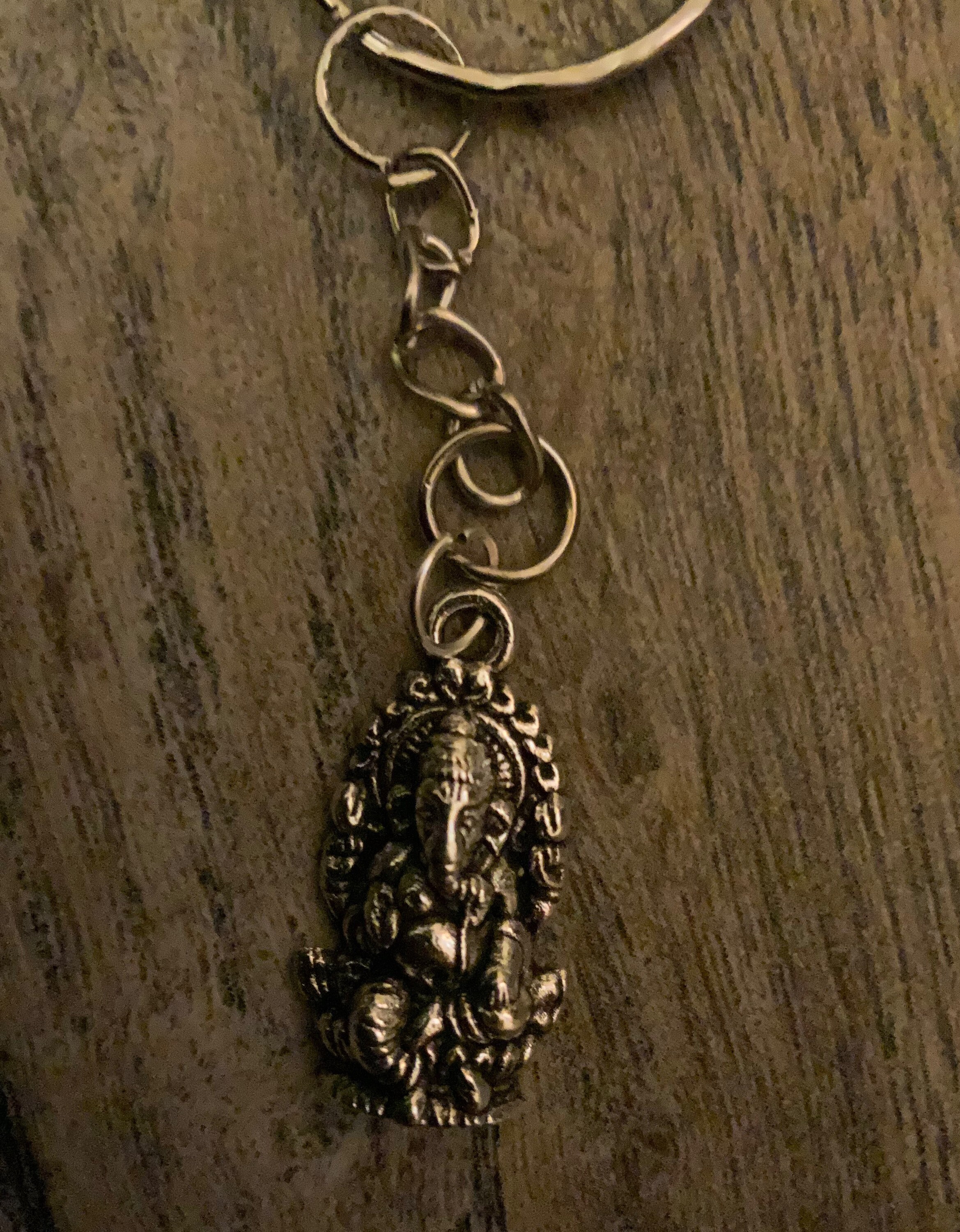 Ganesh Keyring Hindu Charm Hindu Pendant Ganesha Keychain | Etsy