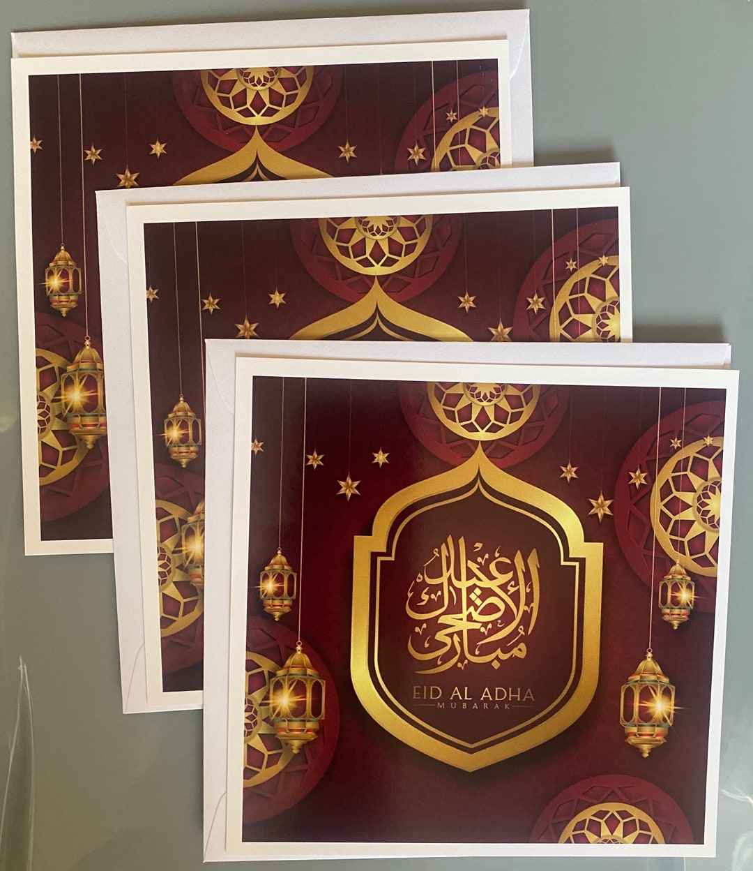 Eid Karte / Eid Mubarak Grußkarte Modernes Design /Ramadan - Etsy.de