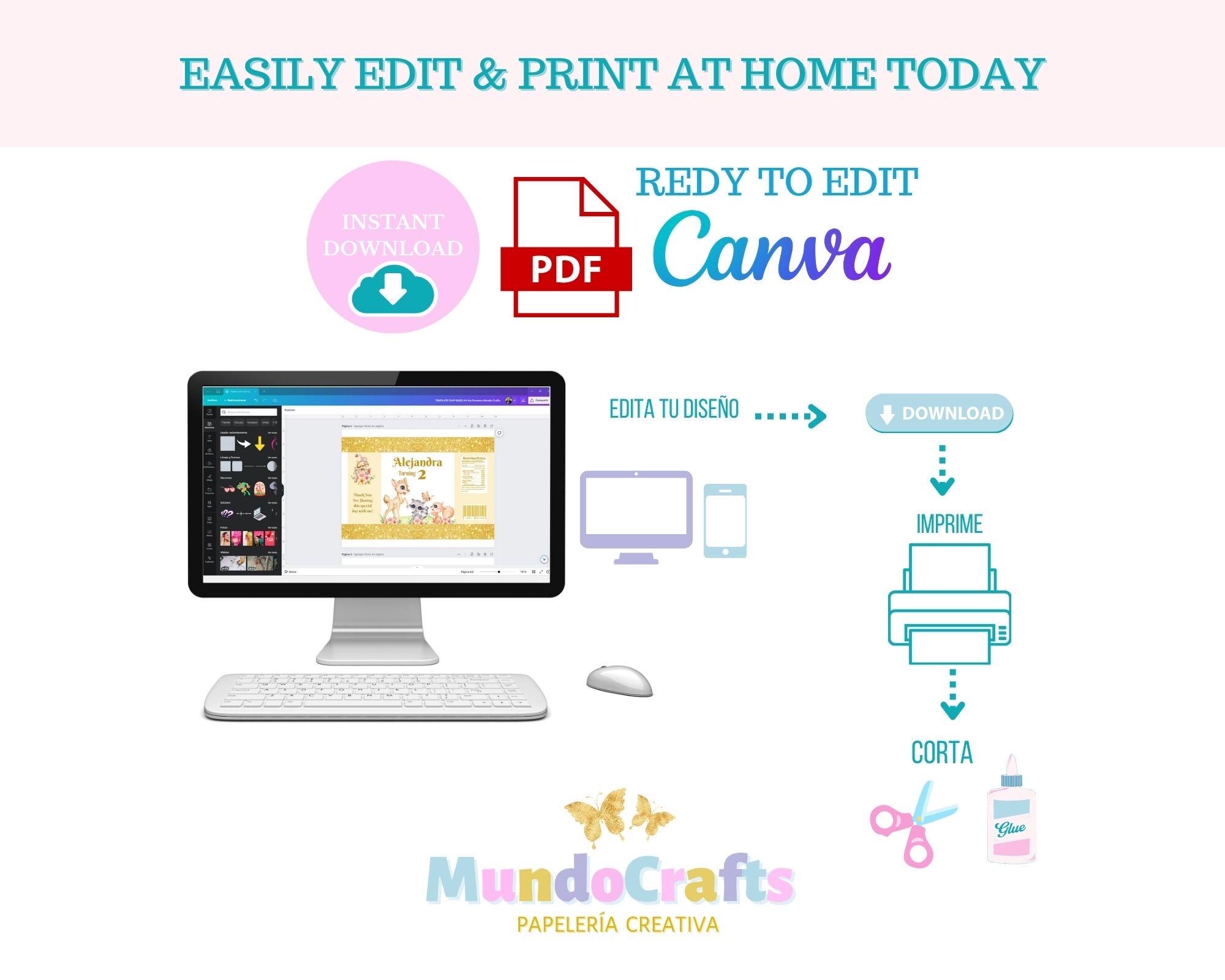 PLAY DOH TEMPLATE Mini Editable En Canva, Playdoh Y Crayolas Para ...