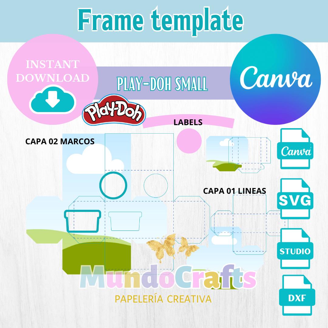 PLAY DOH TEMPLATE mini editable en Canva - Etsy.de