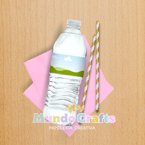 MAQUETAS BOTELLAS De AGUA, Marcos De Botellas De Agua En Canva - Etsy