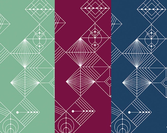 Giucy Giuce Centry Print Deco 1/2 Yard or Fat Quarter Bundle - Etsy