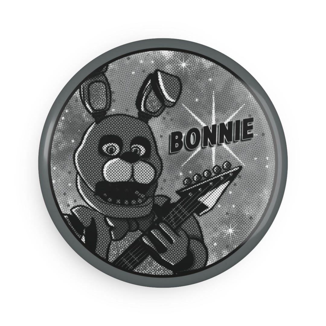 Bonnie Button Magnet, Five Nights at Freddys Fan Art, Round Magnet ...