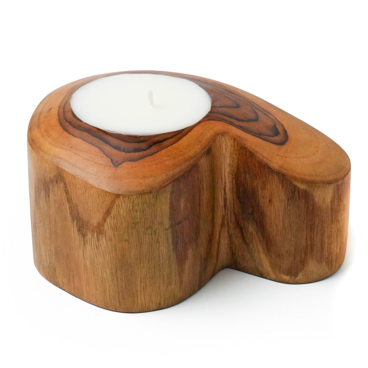 Tree Ring Teak Wood Candle - Etsy