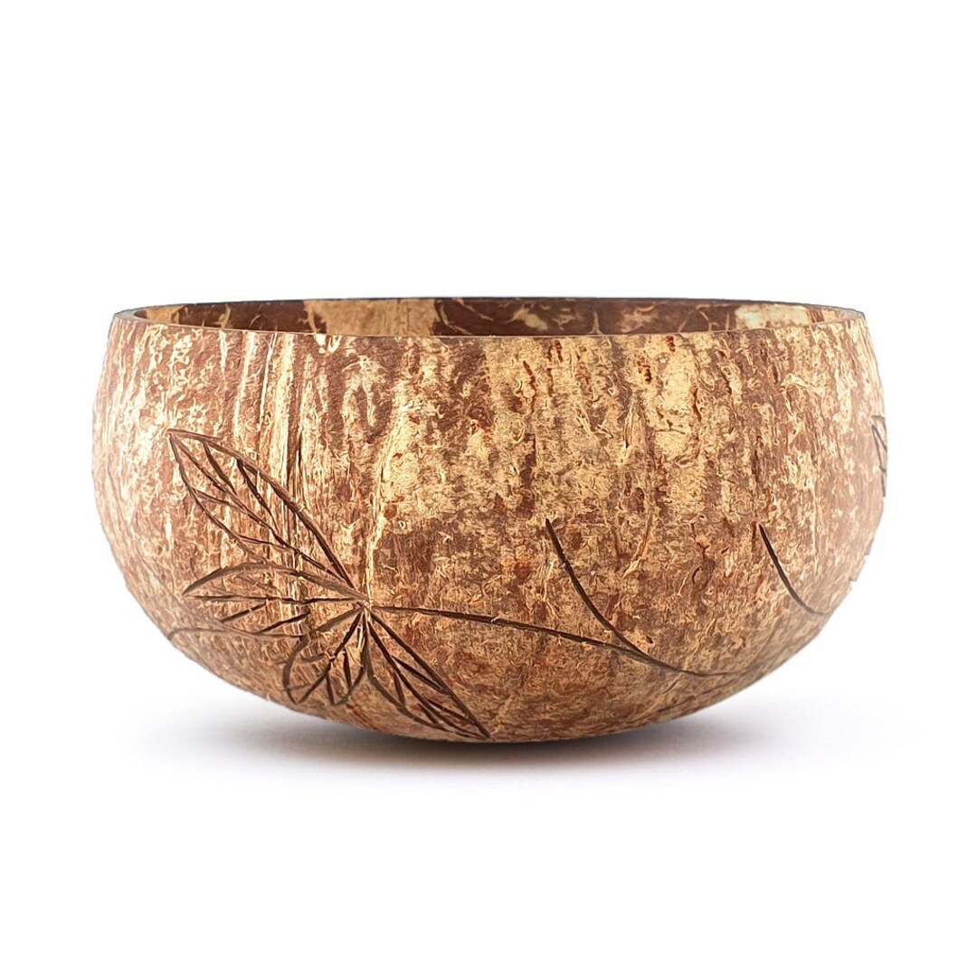 Nature-inspired Vines Coconut Bowl | Sustainable, All-natural Art Bowl ...
