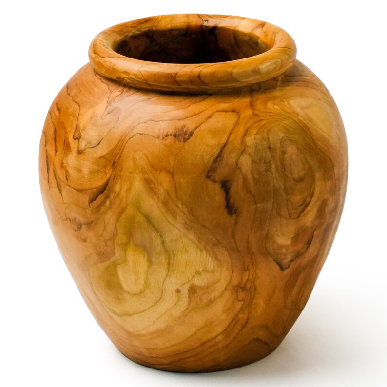 10-inch Urn-shape Rounded Teak Root Vase - Etsy