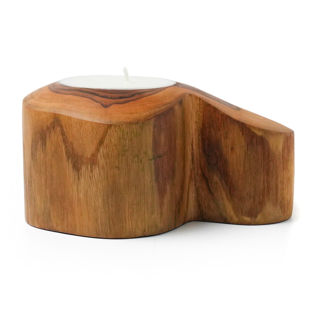 Tree Ring Teak Wood Candle - Etsy