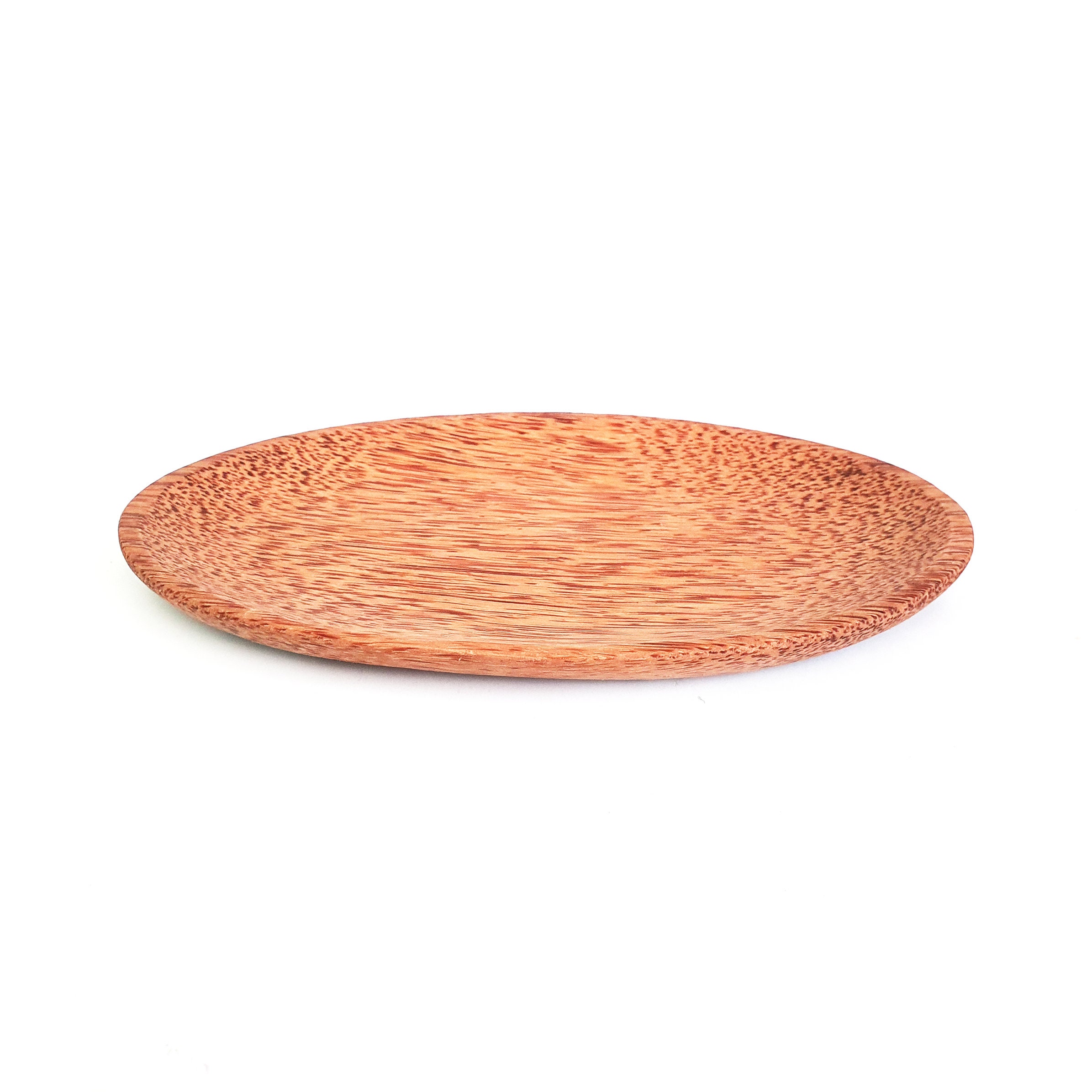 Oval Coconut Wood Plate Handcarved From Eco-friendly Coconut - Etsy