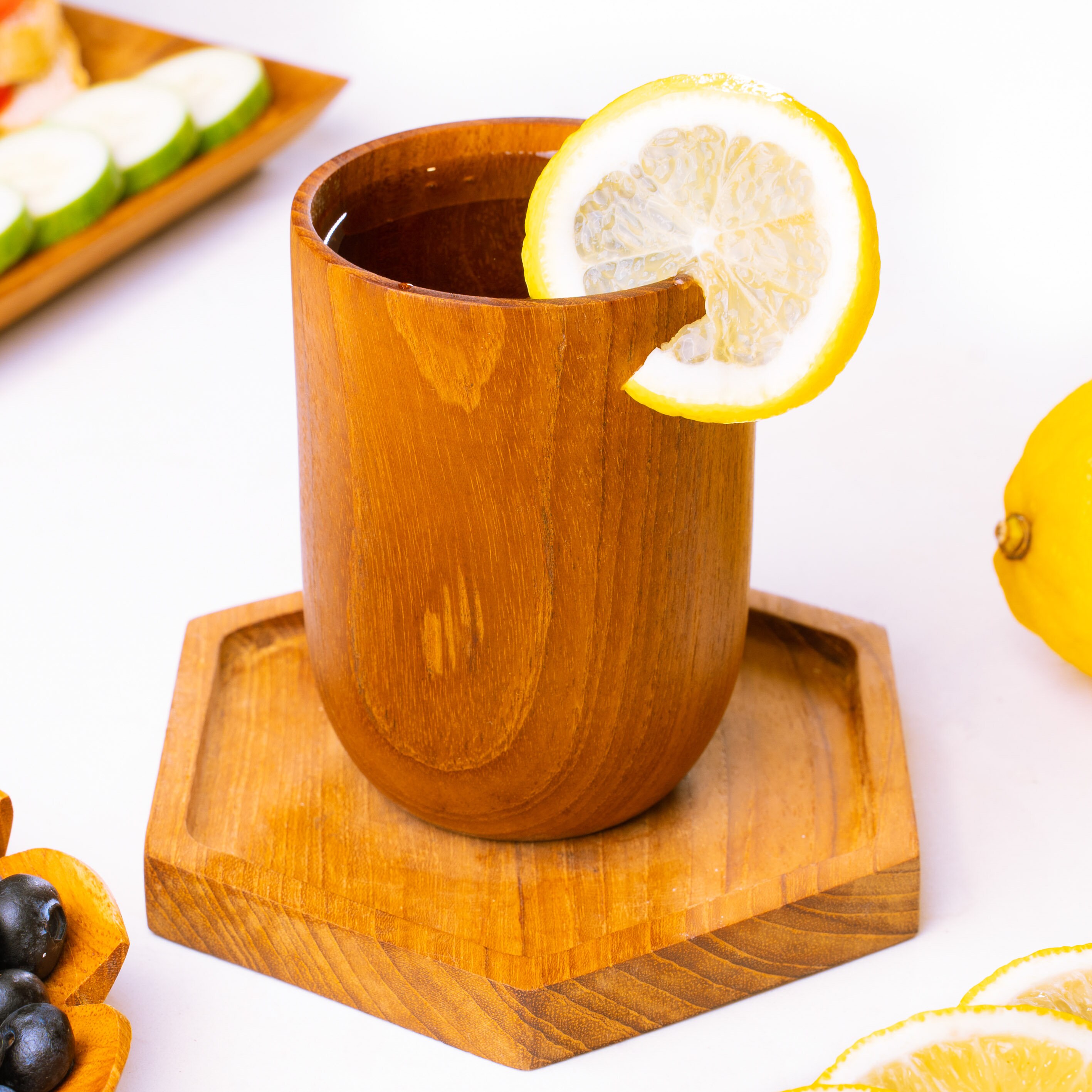 Classic Teak Wood Cup Small - Etsy