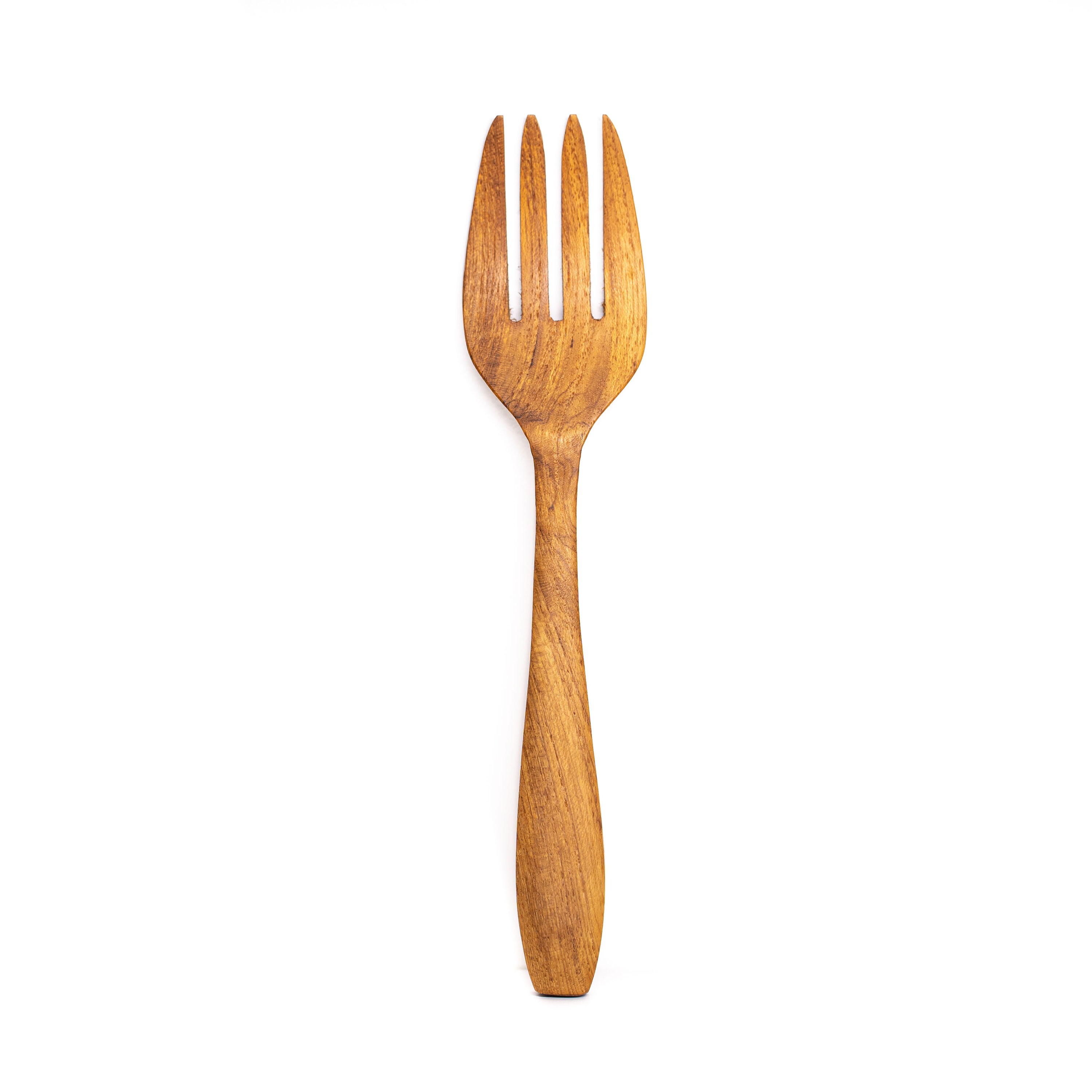Classic Teak Wood Fork | Created by Indonesian Artisans | All-natural ...