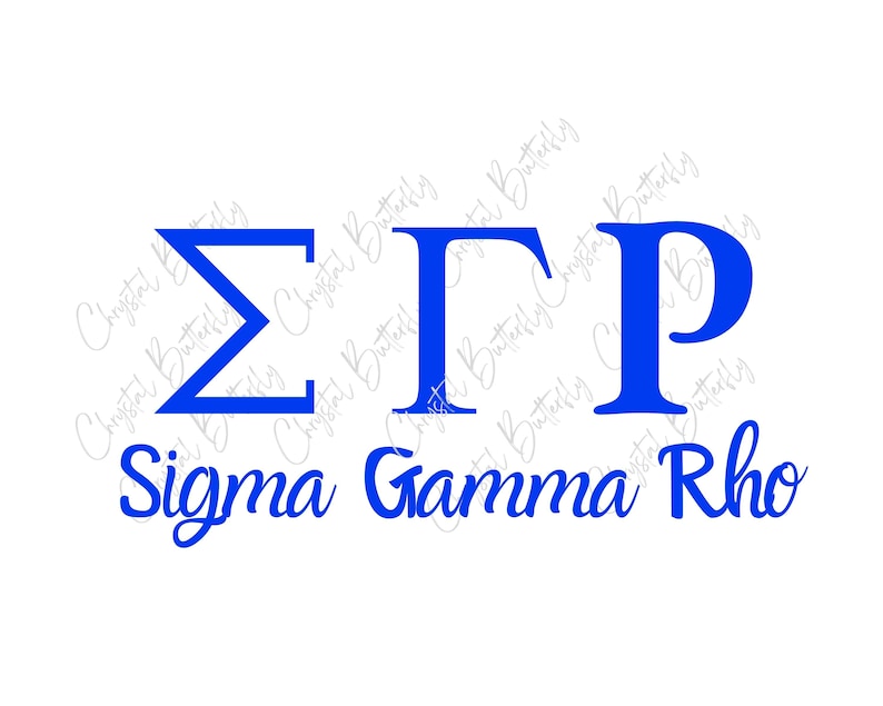 Sigma Gamma Rho SVG - Svg. Png. AI. Eps. Jpg. Png. Dfx - Etsy