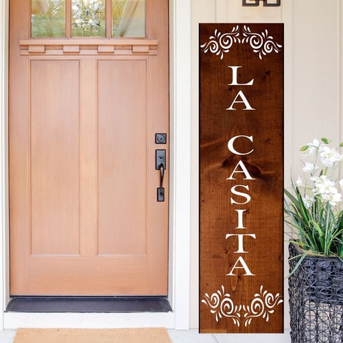 Bienvenidos Welcome Sign Spanish Welcome Sign Porch - Etsy