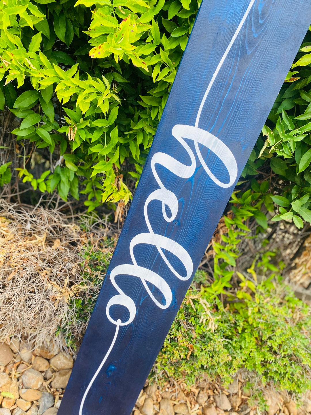 Hello Cursive Welcome Porch Sign, Summer Sign, Spring Sign, Modern ...