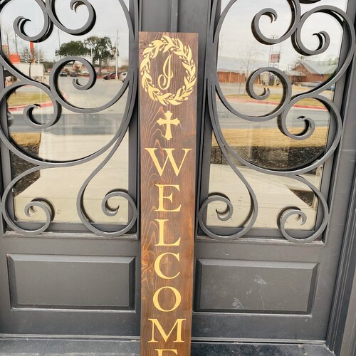 Bienvenidos Welcome Sign Spanish Welcome Sign Porch - Etsy