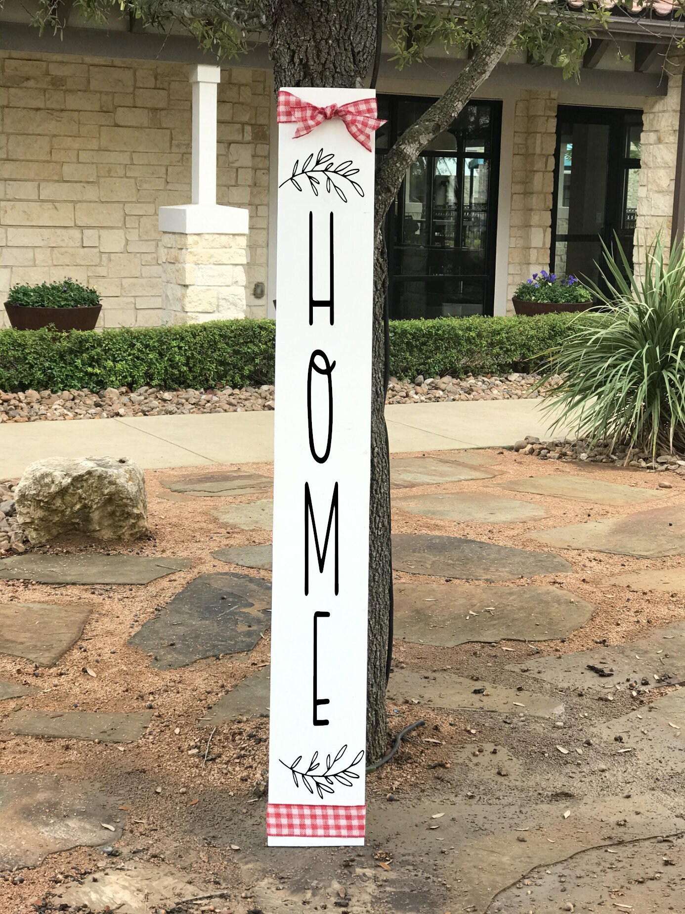 Front Porch WELCOME Sign Vertical Wooden Sign Customizable | Etsy