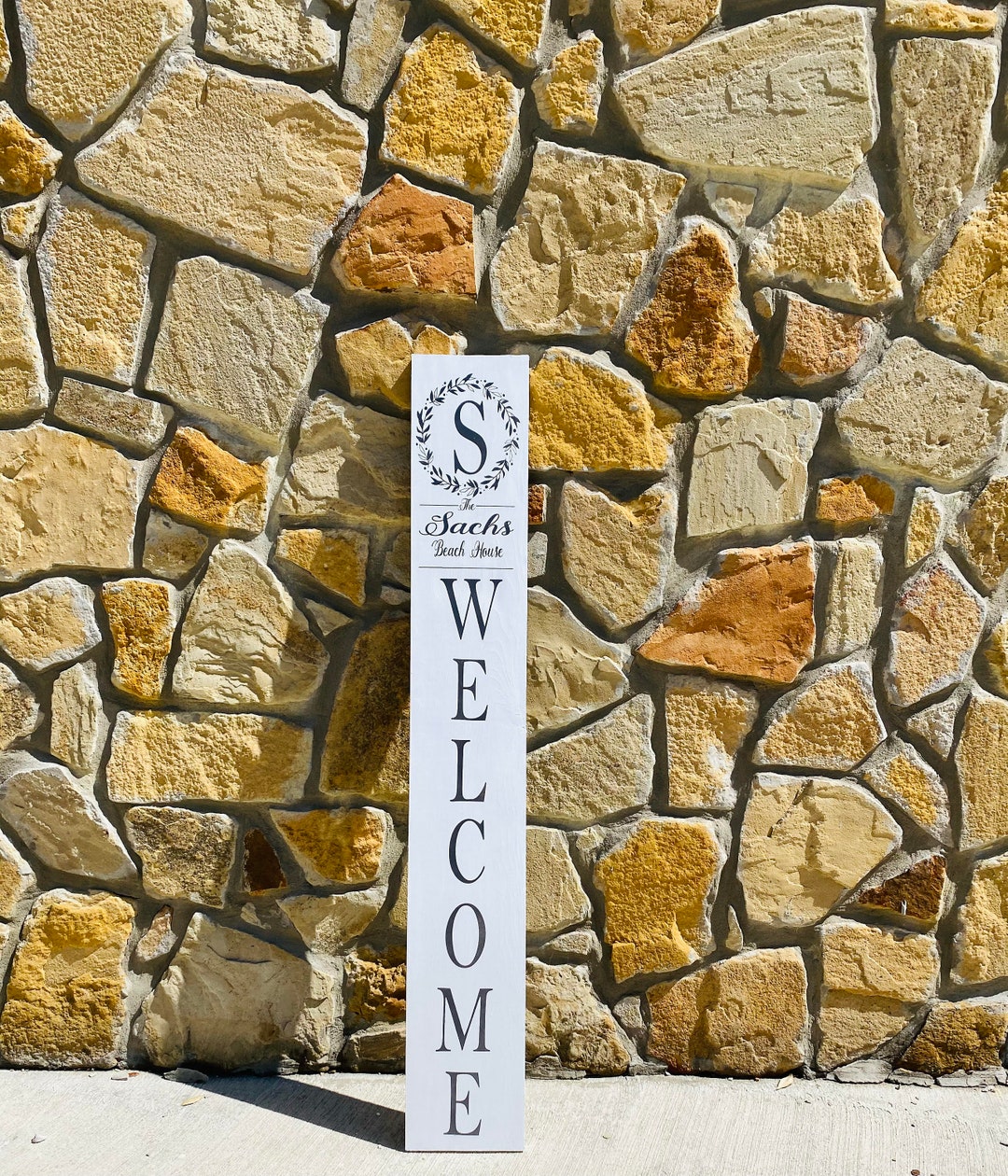 Summer Beach House Welcome Sign, Spring Sign, Modern Farmhouse Porch ...