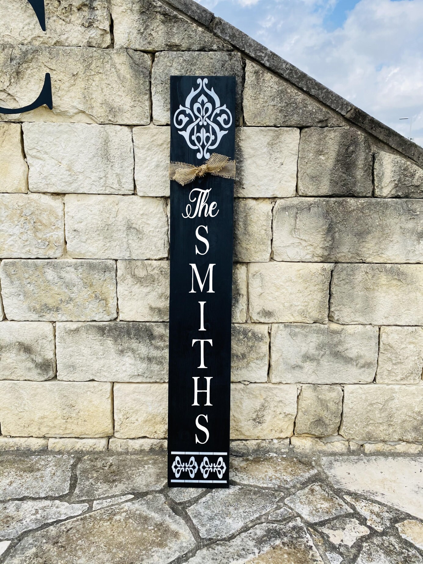 Elegant Mexican Talavera Style Front Porch Sign Customizable - Etsy