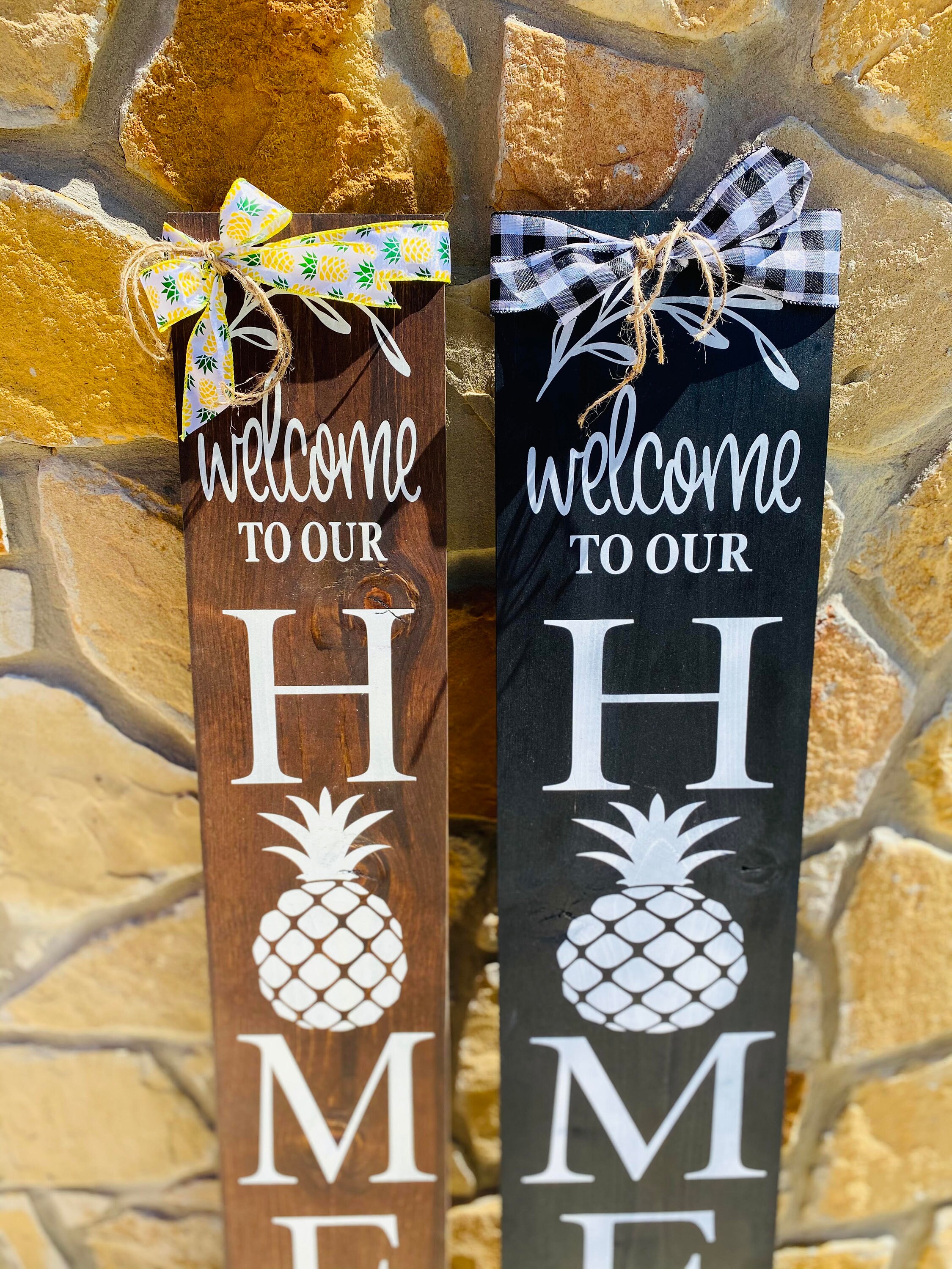 Modern Rustic Wood Sign Vertical Wooden Sign Customizable - Etsy