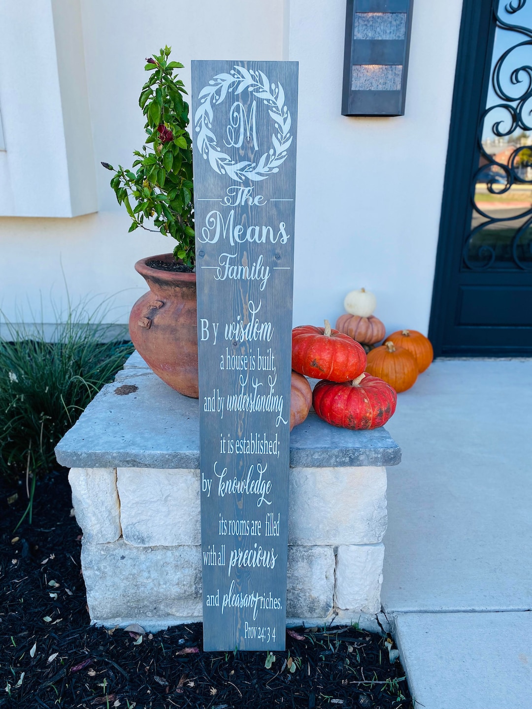 Bible Verse Porch Sign, Welcome Porch Sign, Scripture Porch Sign ...