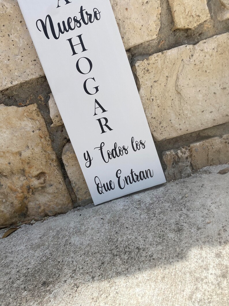 XL Available , Bienvenidos Welcome Sign - Spanish Welcome Sign - Porch ...
