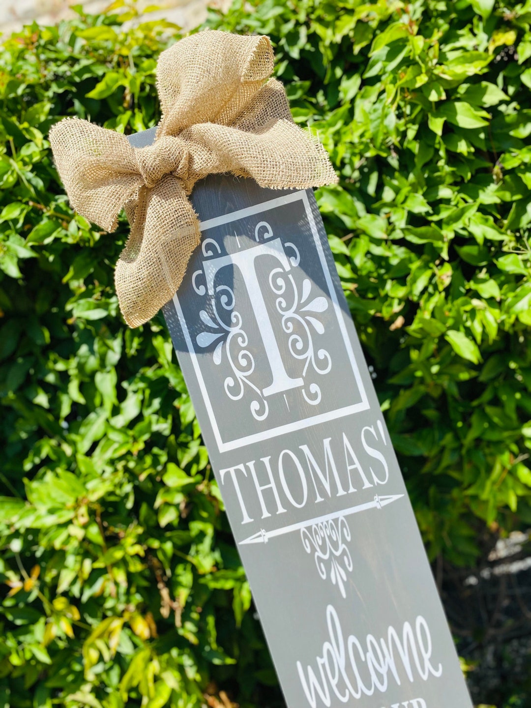 XL Available Welcome Sign, Welcome Sign for Front Porch, Vertical Wood ...