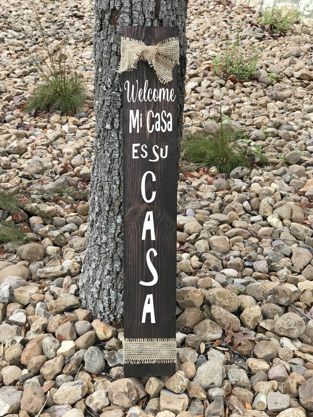 Mi Casa Es Su Casa, Welcome Wood Sign, Hacienda Entry Decor, Welcome in ...
