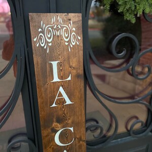 Bienvenidos Welcome Sign - Spanish Welcome Sign - Porch Leanerfront ...
