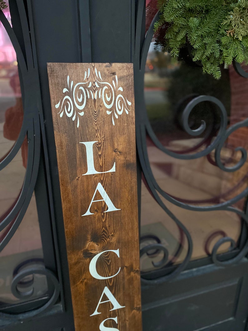 Bienvenidos Welcome Sign - Spanish Welcome Sign - Porch Leanerfront ...