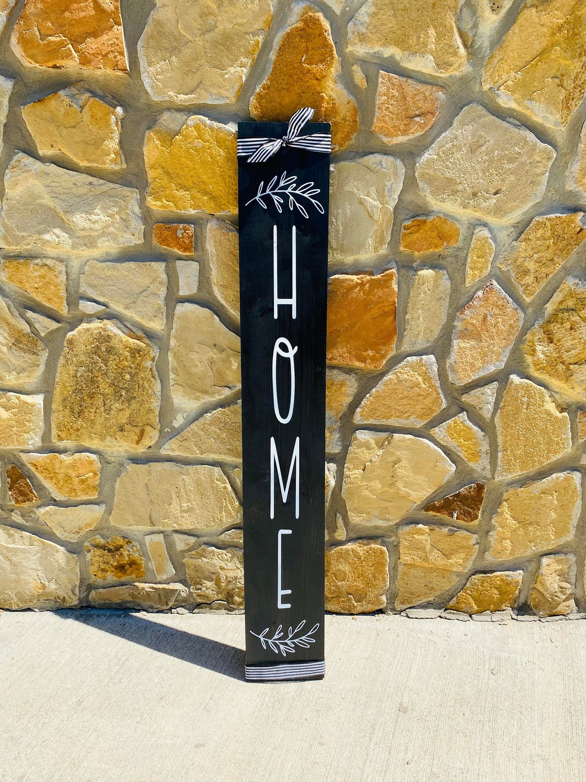 Front Porch WELCOME Sign, Vertical Wooden Sign, Customizable Last Name ...