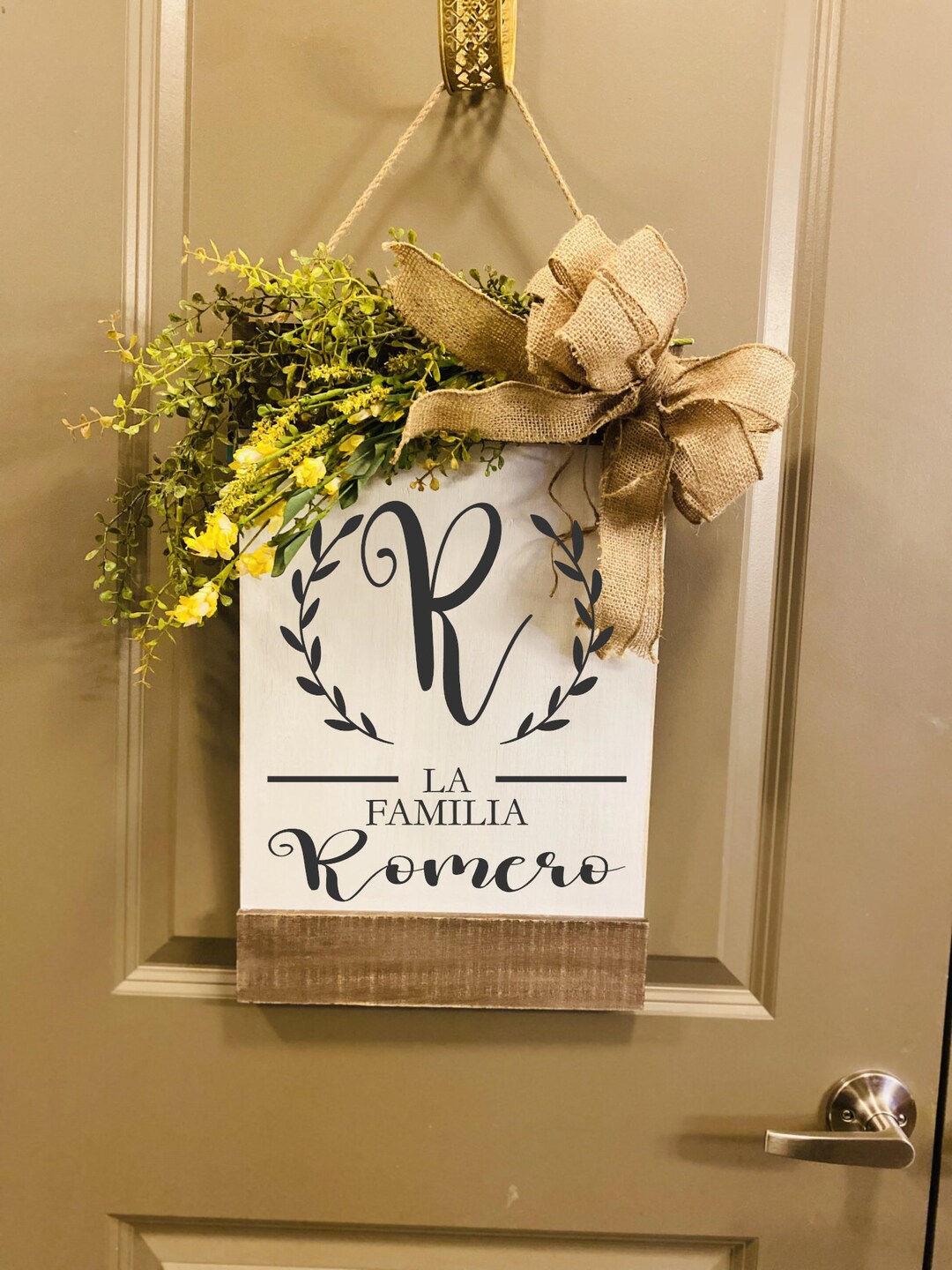 Espanol Front Door Decor , Spanish Sign , Door Sign ,front Door Hanger ...